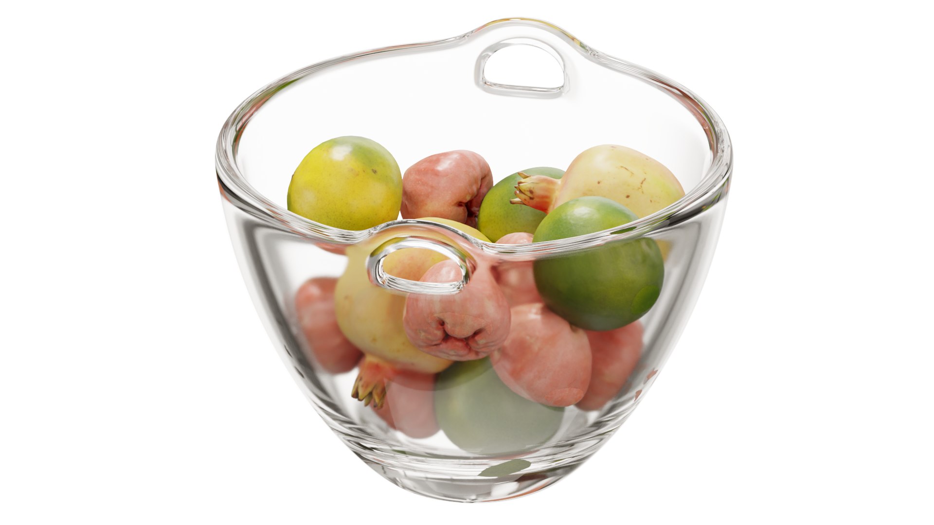 3D Model Ono Fruit Salad Bowl Set 05 - TurboSquid 1965475