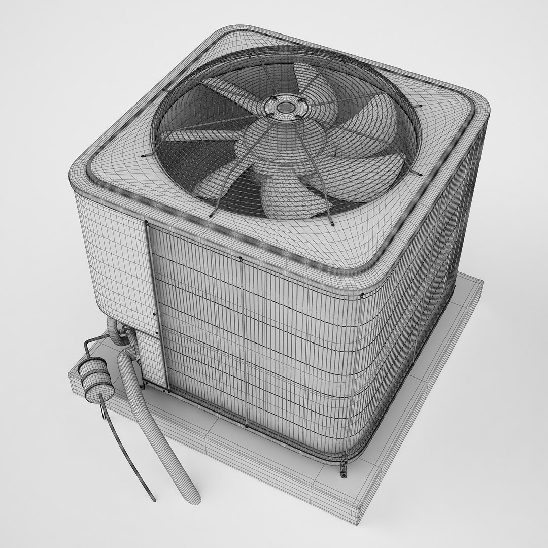Air Conditioner Condenser 3D - TurboSquid 1565075
