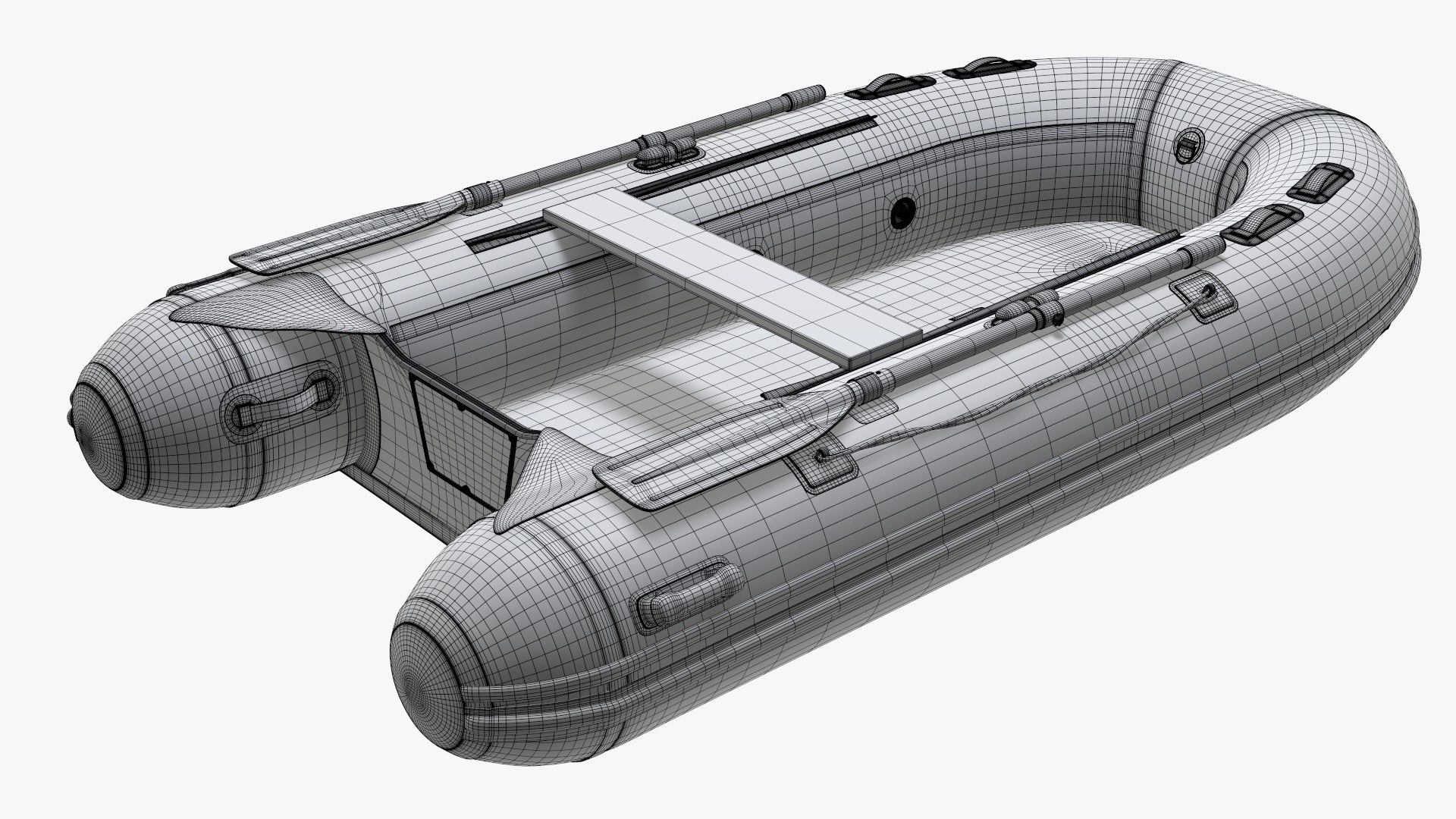 3D Model Inflatable Boat - TurboSquid 1621731