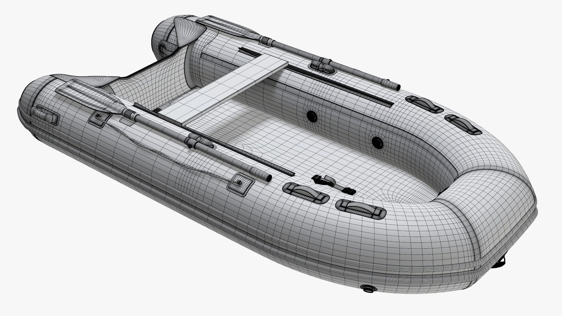3D Model Inflatable Boat - TurboSquid 1621731