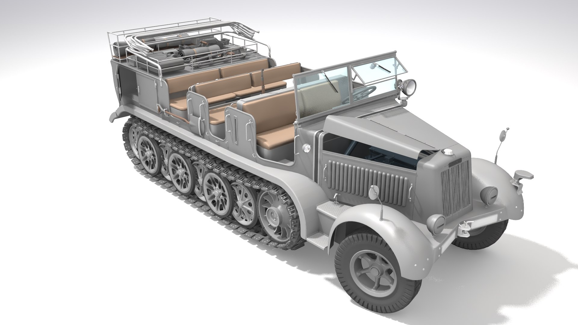 3D SdKfz 7 - TurboSquid 2358071