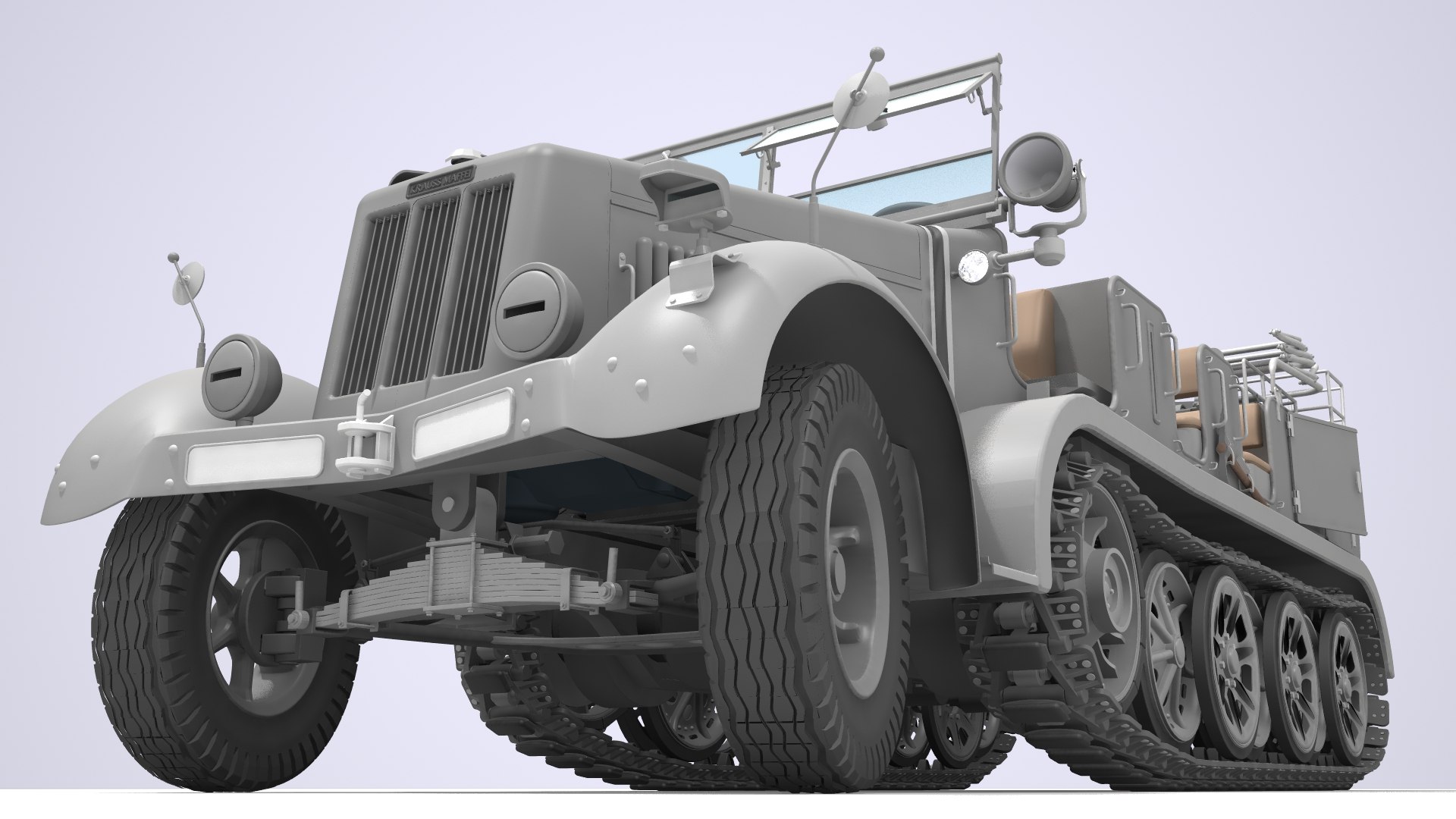 3D SdKfz 7 - TurboSquid 2358071