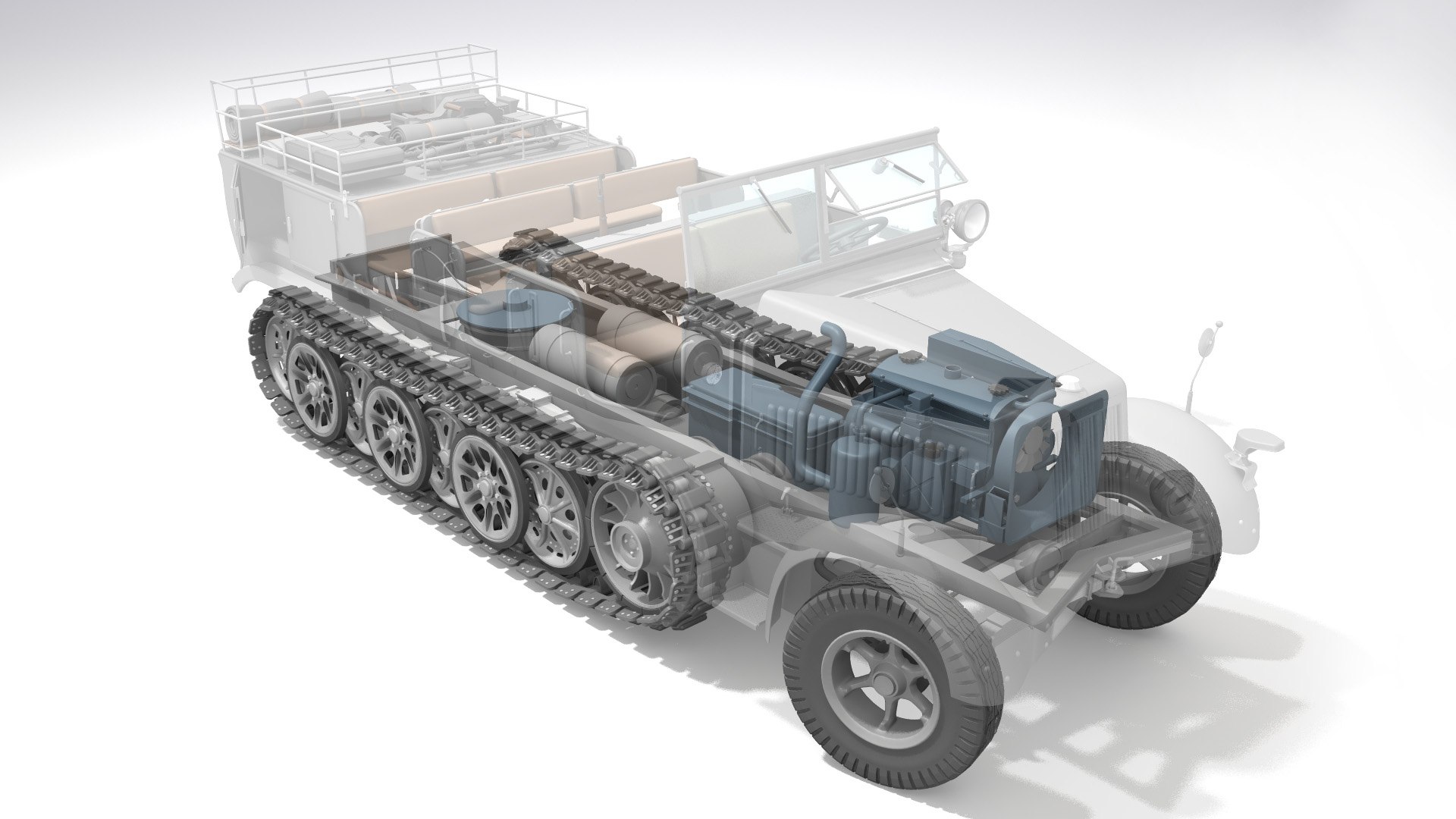 3D SdKfz 7 - TurboSquid 2358071