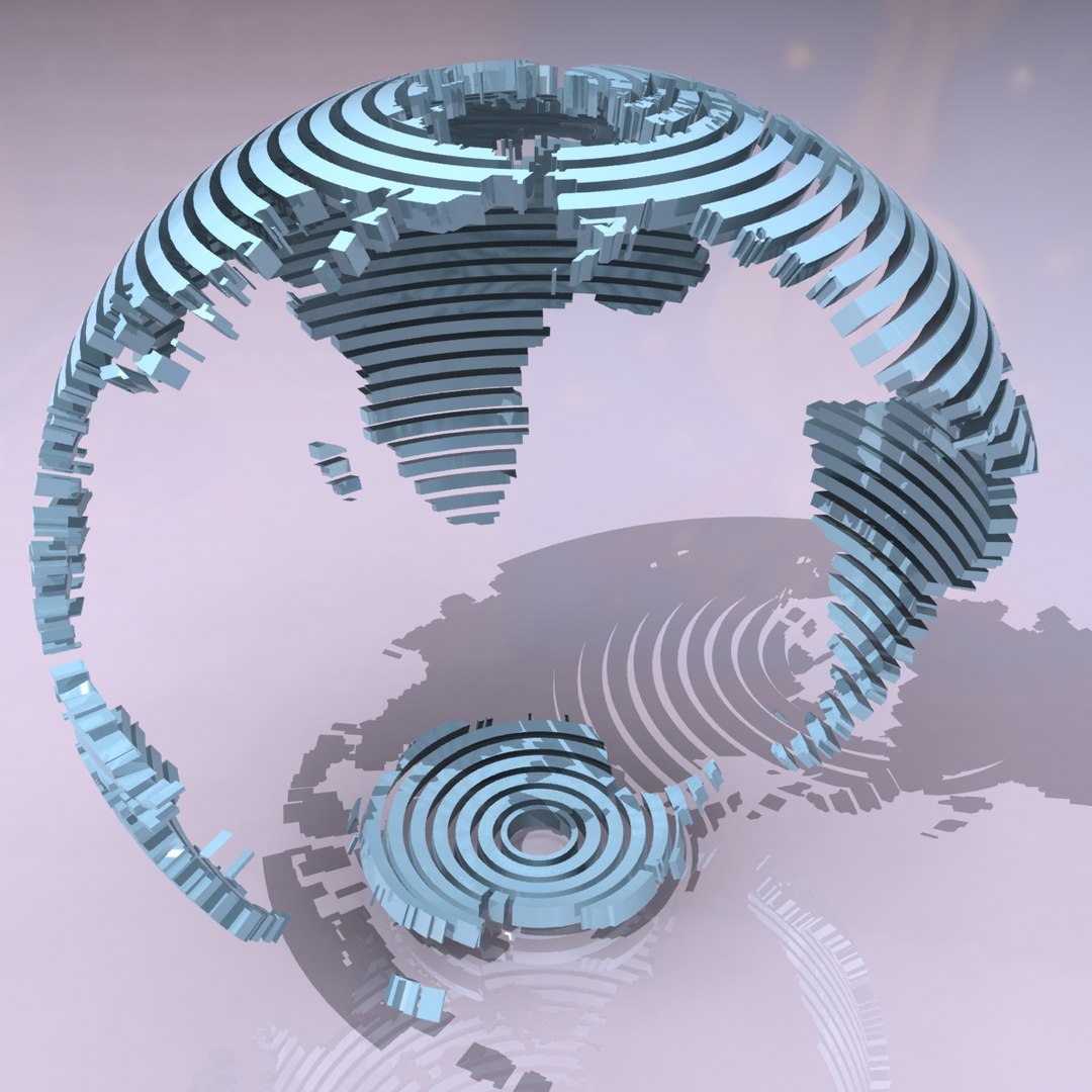 3ds Max Planet Earth