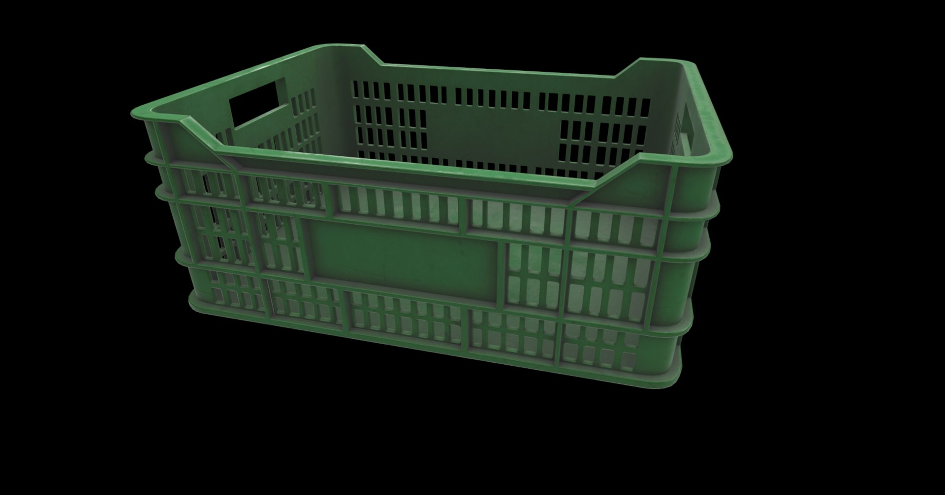 Plastic Crate Container 3D Model - TurboSquid 2295801