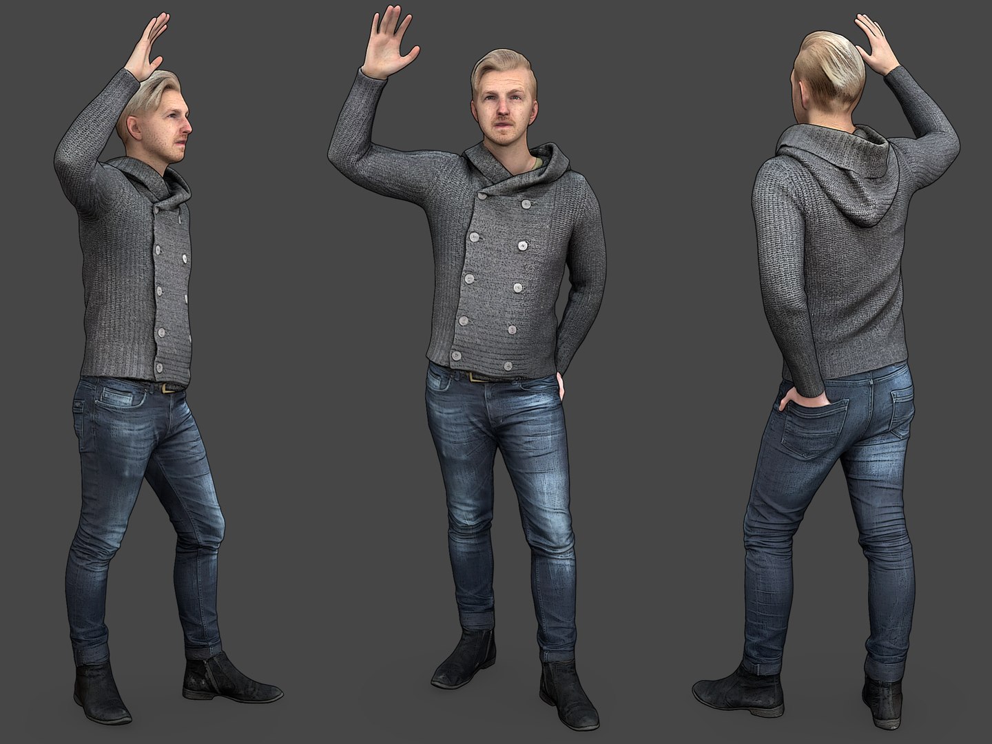 Stylized Man Character 3D Model - TurboSquid 1723786