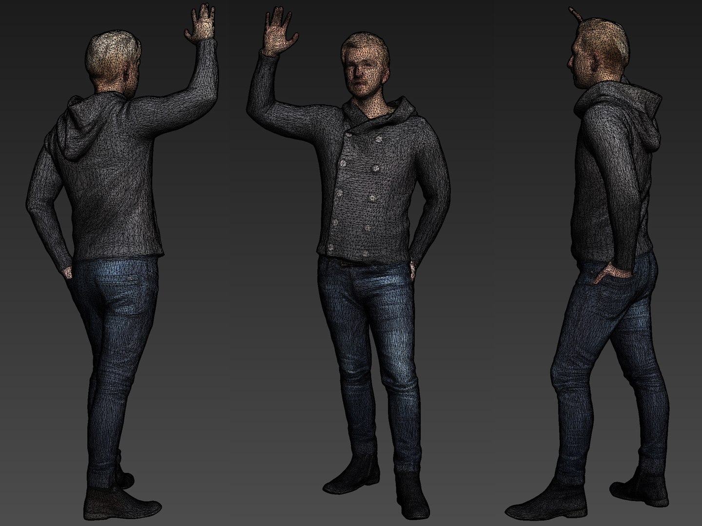Stylized Man Character 3D Model - TurboSquid 1723786