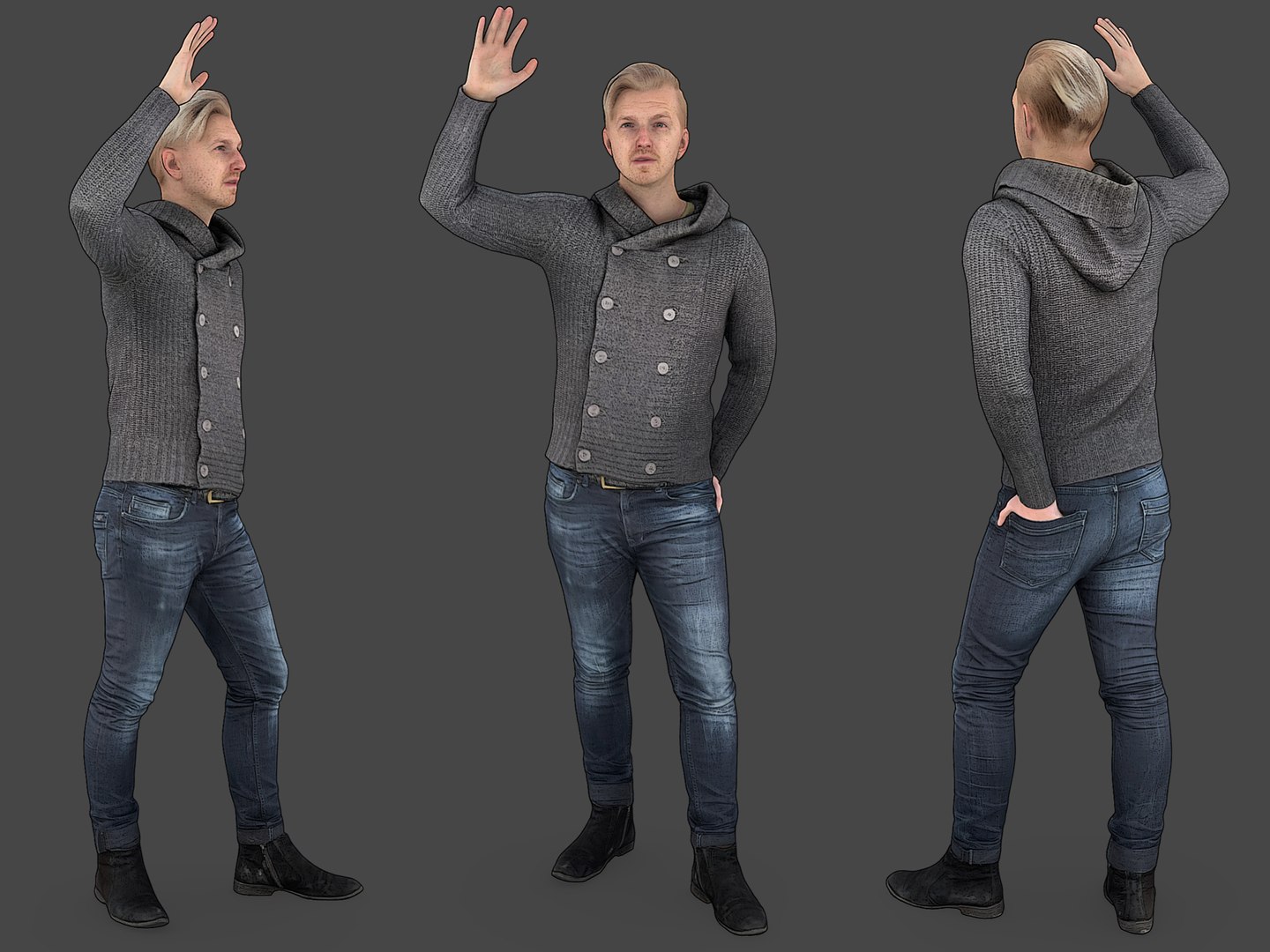 Stylized Man Character 3D Model - TurboSquid 1723786