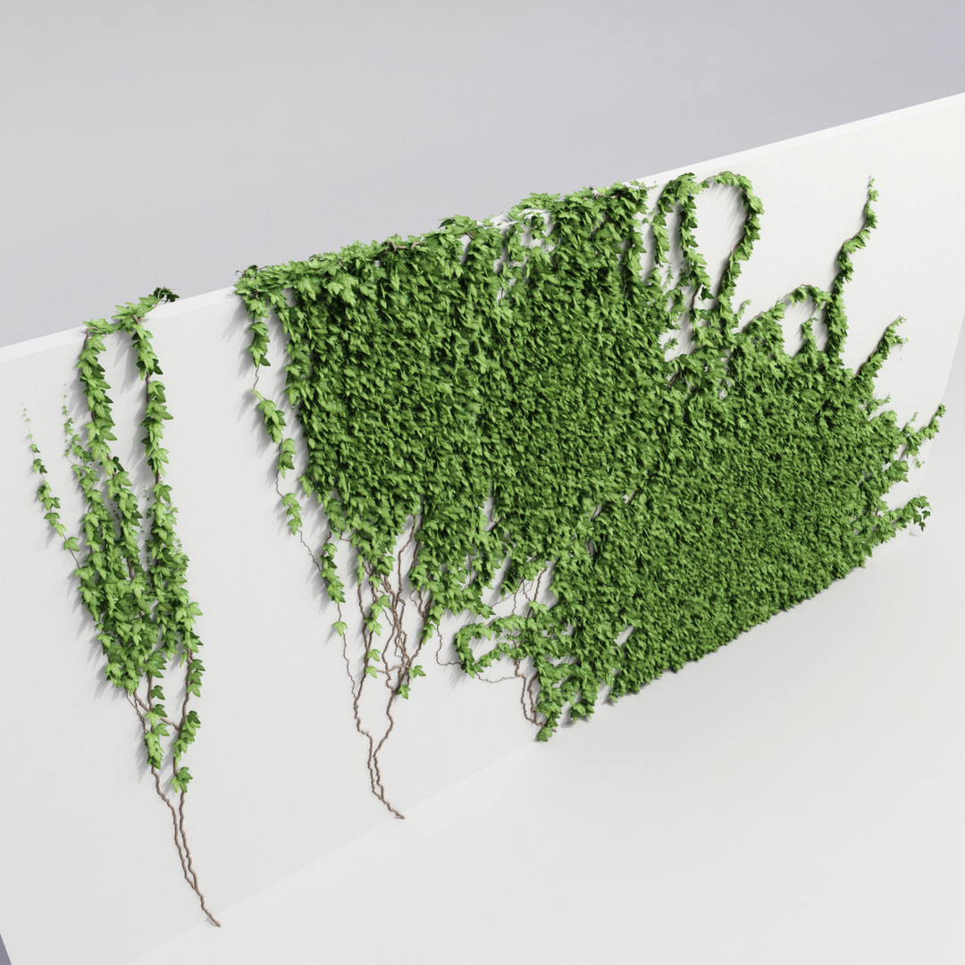 3dsmax wall ivy v4