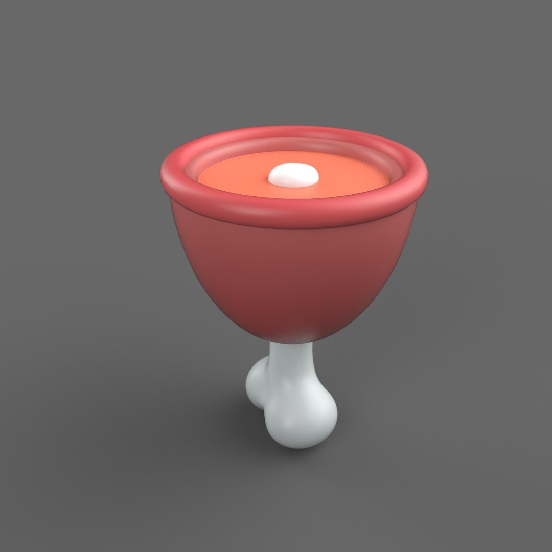 3D Model Cartoon Ham - TurboSquid 1957036