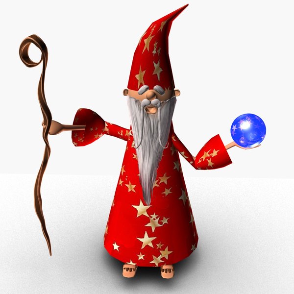 modelo 3d Mago de dibujos animados - TurboSquid 2523800
