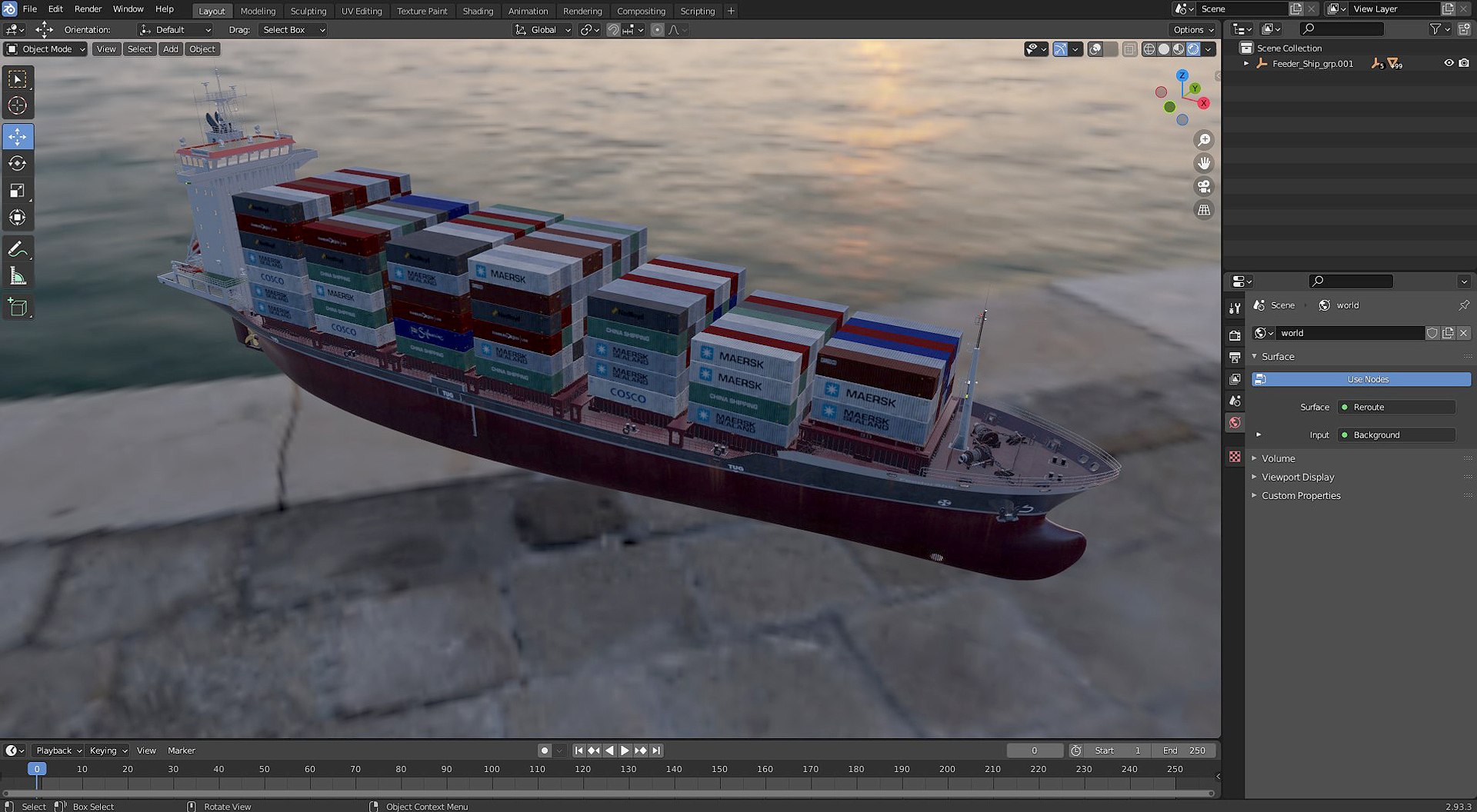 3D Container Feeder 800 Model - TurboSquid 1809355