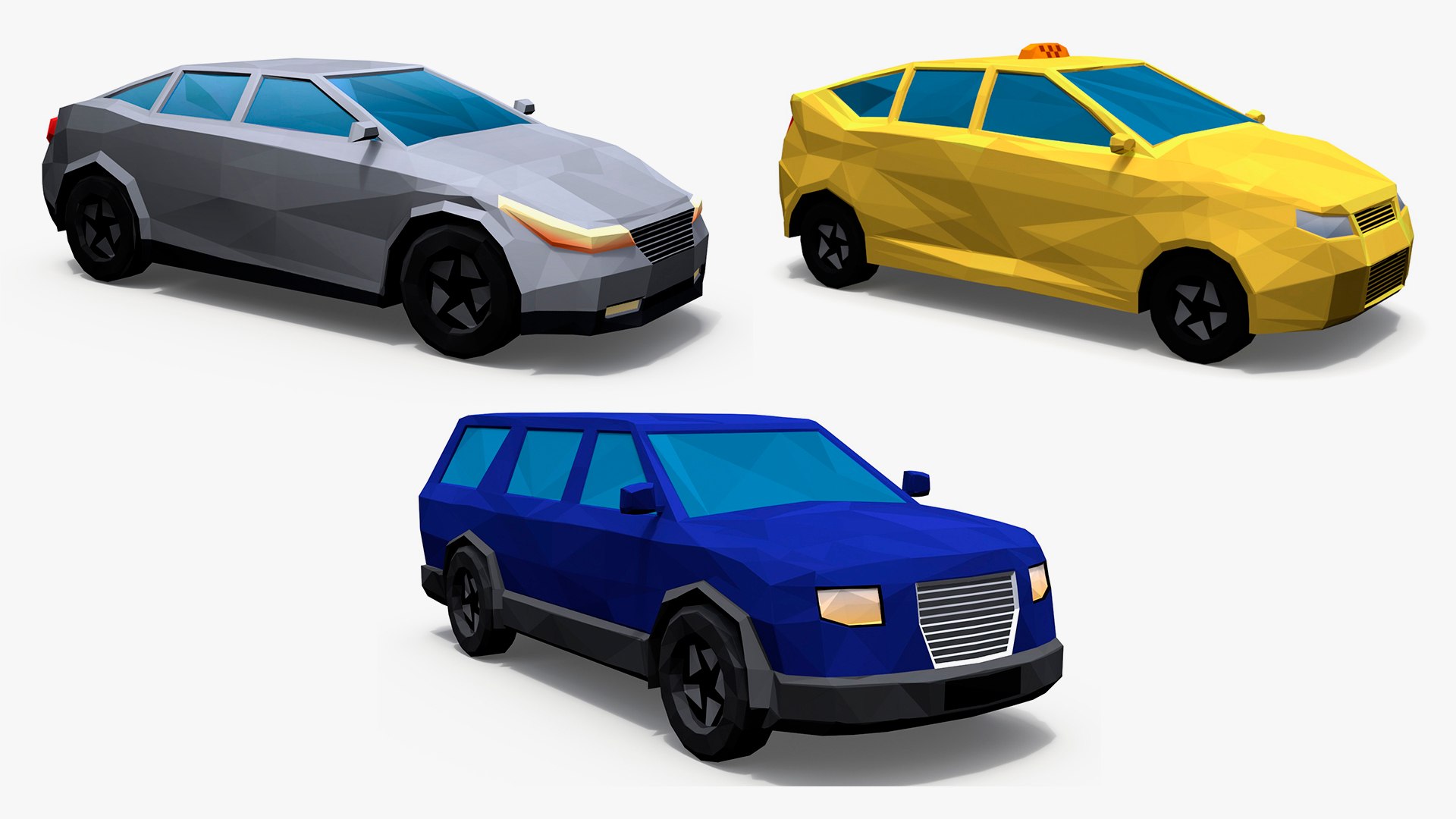 Low Poly Stylized Cars Collection 3D - TurboSquid 2298743