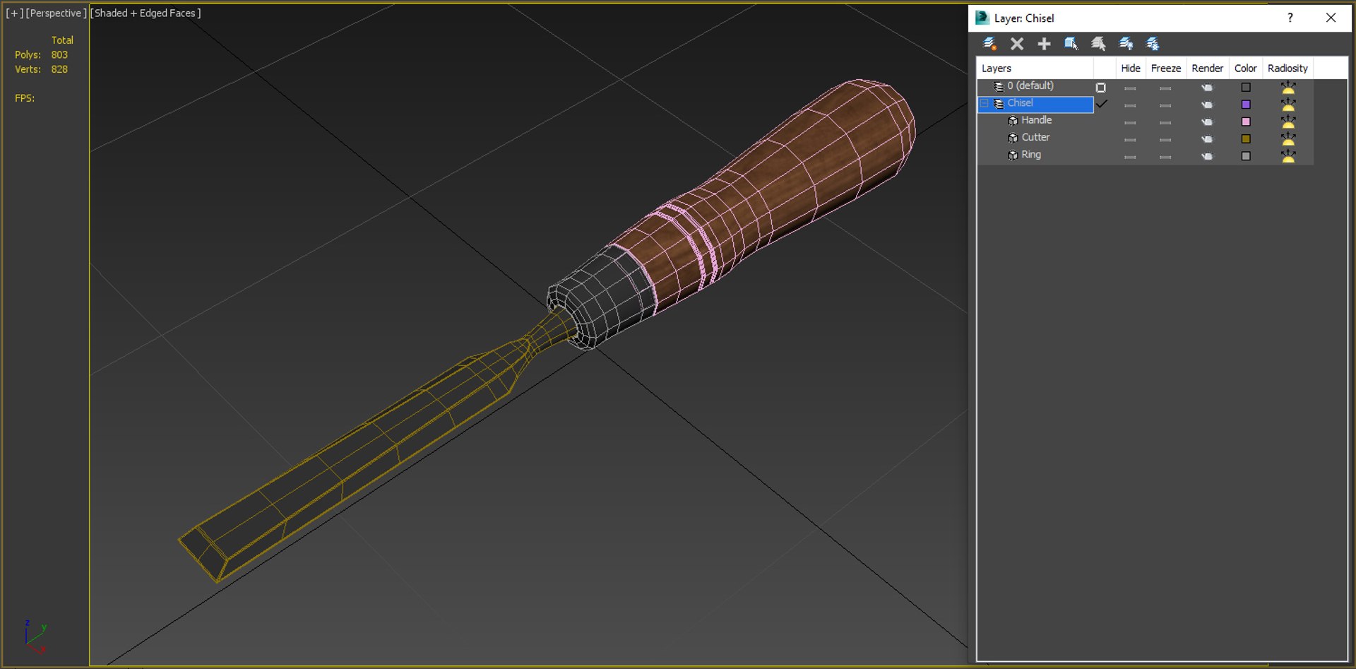 3D Model Chisel - TurboSquid 1977438