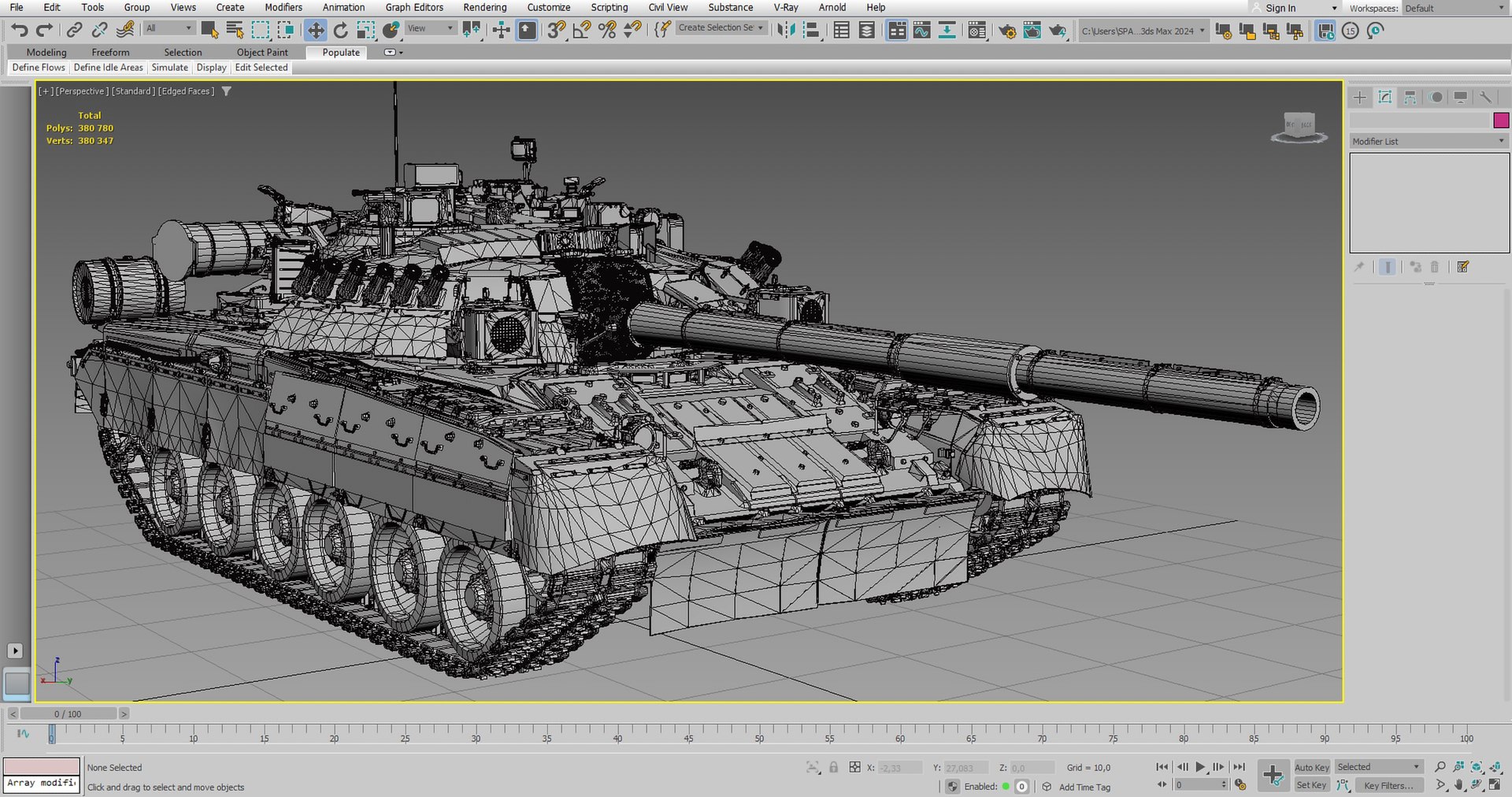 T-80UA Main Battle Tank 3D Model - TurboSquid 2343093