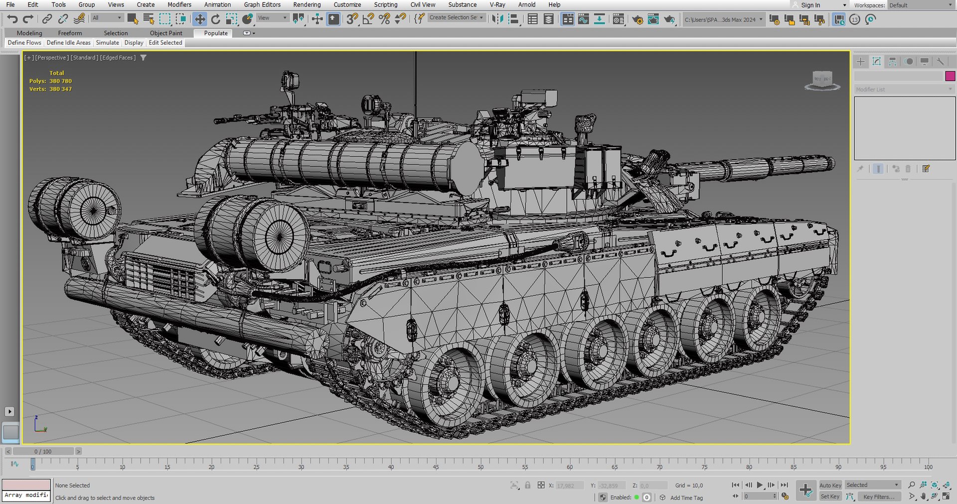 T-80UA Main Battle Tank 3D Model - TurboSquid 2343093