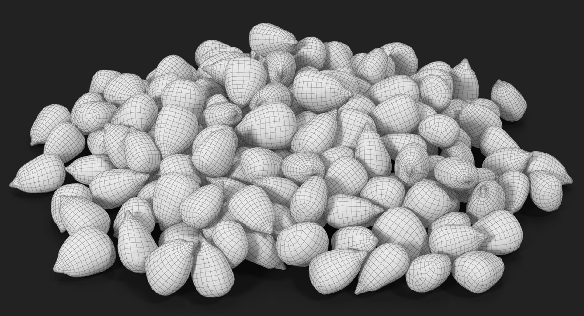Corn kernels model - TurboSquid 1259981