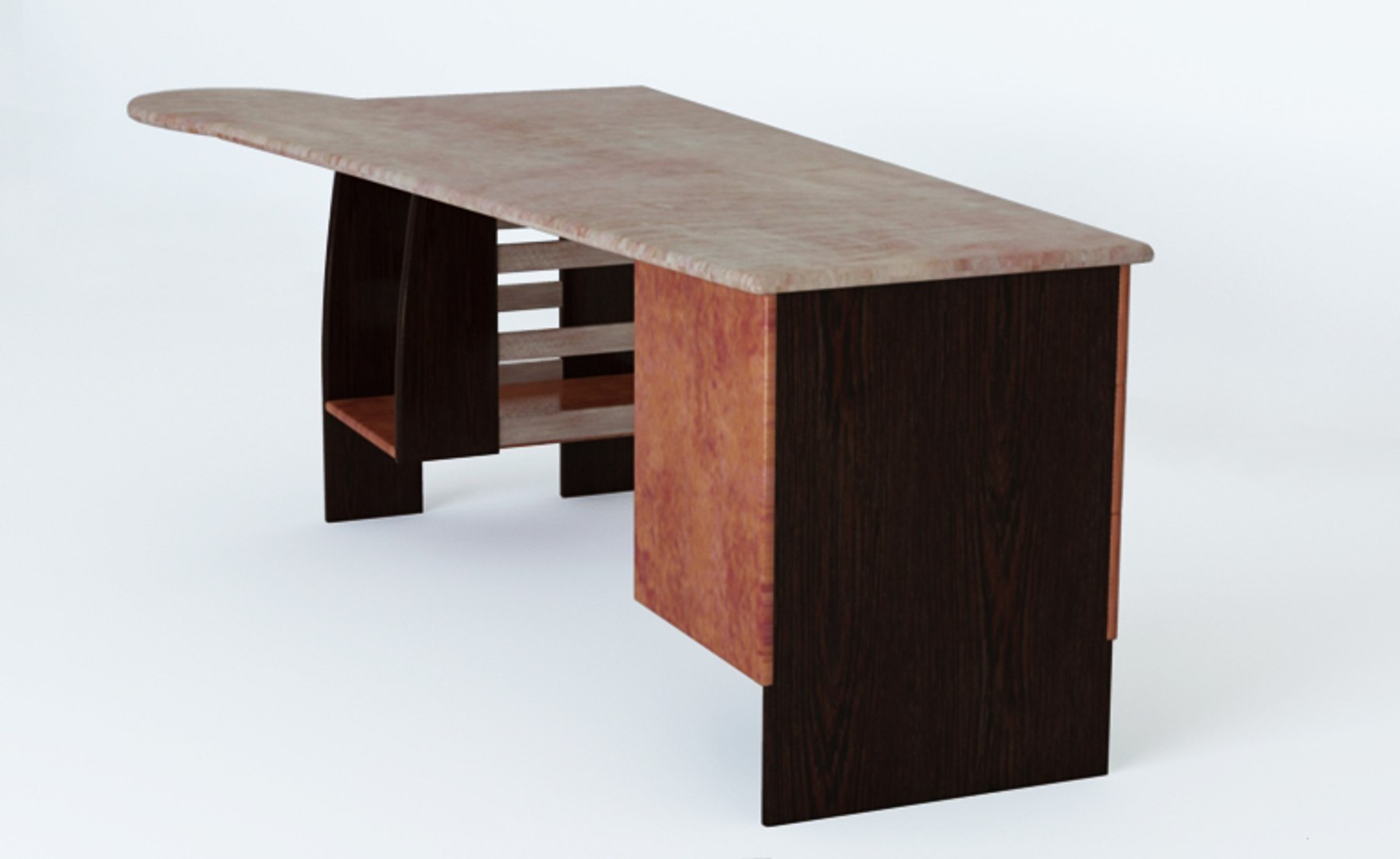 Buro Table 3D Model - TurboSquid 1275713