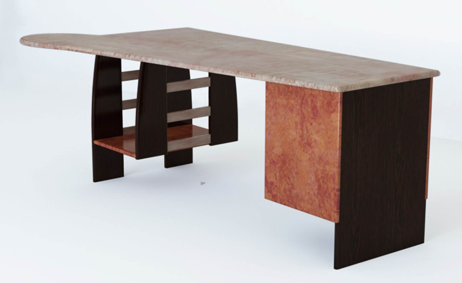 Buro Table 3D Model - TurboSquid 1275713