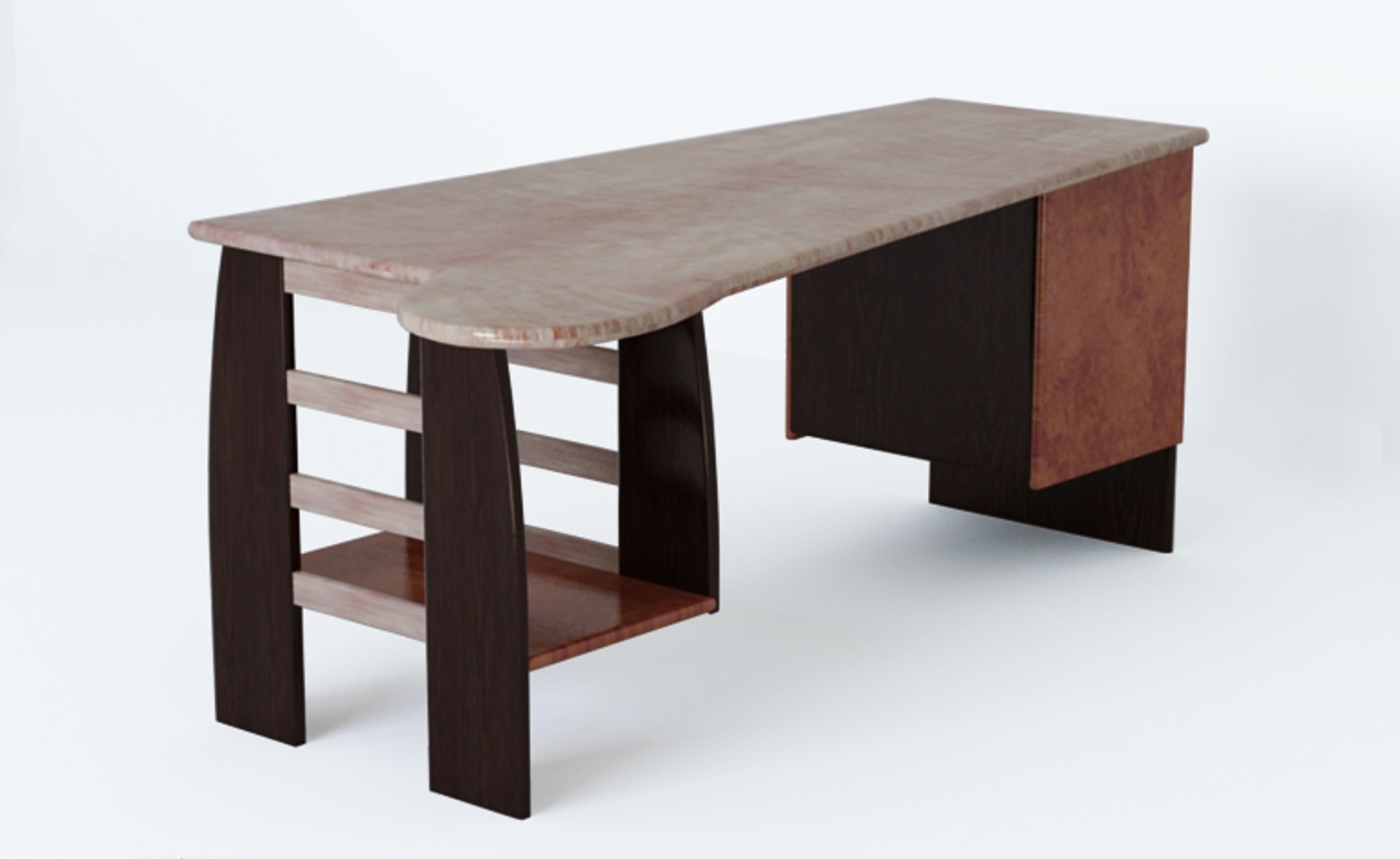 Buro Table 3D Model - TurboSquid 1275713