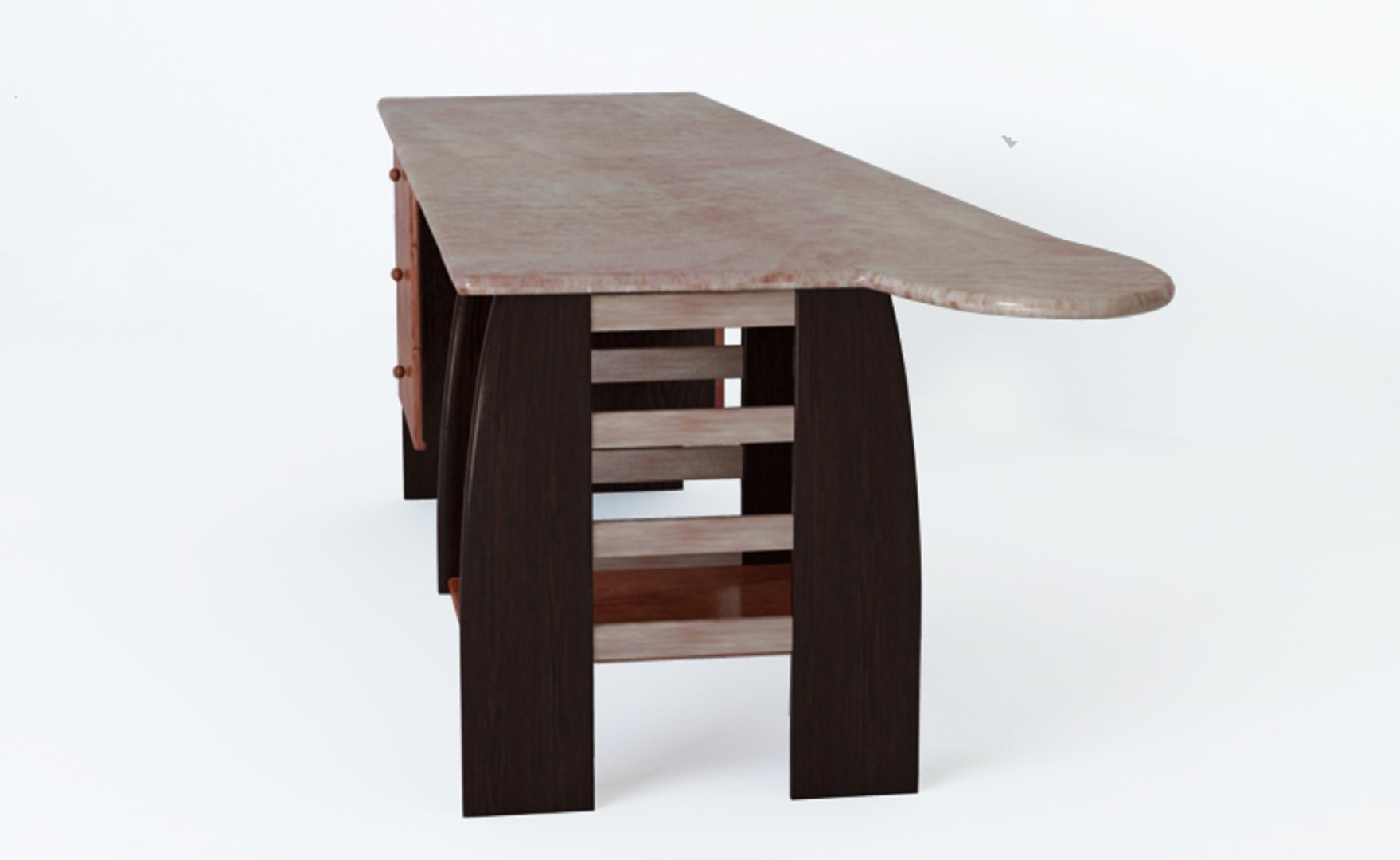 Buro Table 3D Model - TurboSquid 1275713