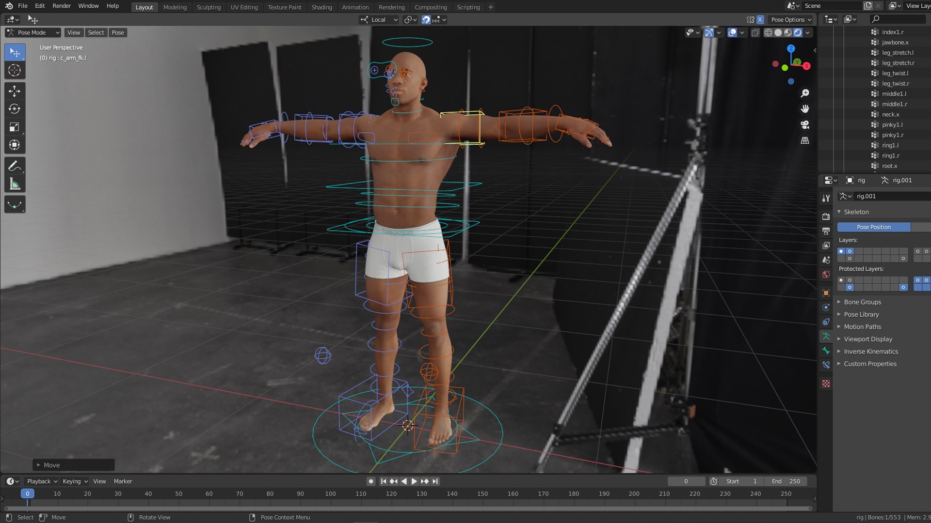 Black Male Rigged 3D model - TurboSquid 1716787