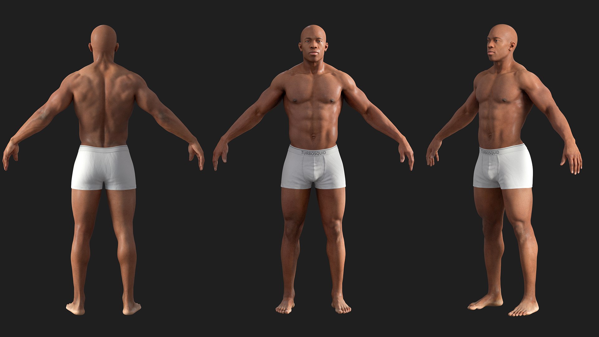 Black Male Rigged 3D Model - TurboSquid 1716787