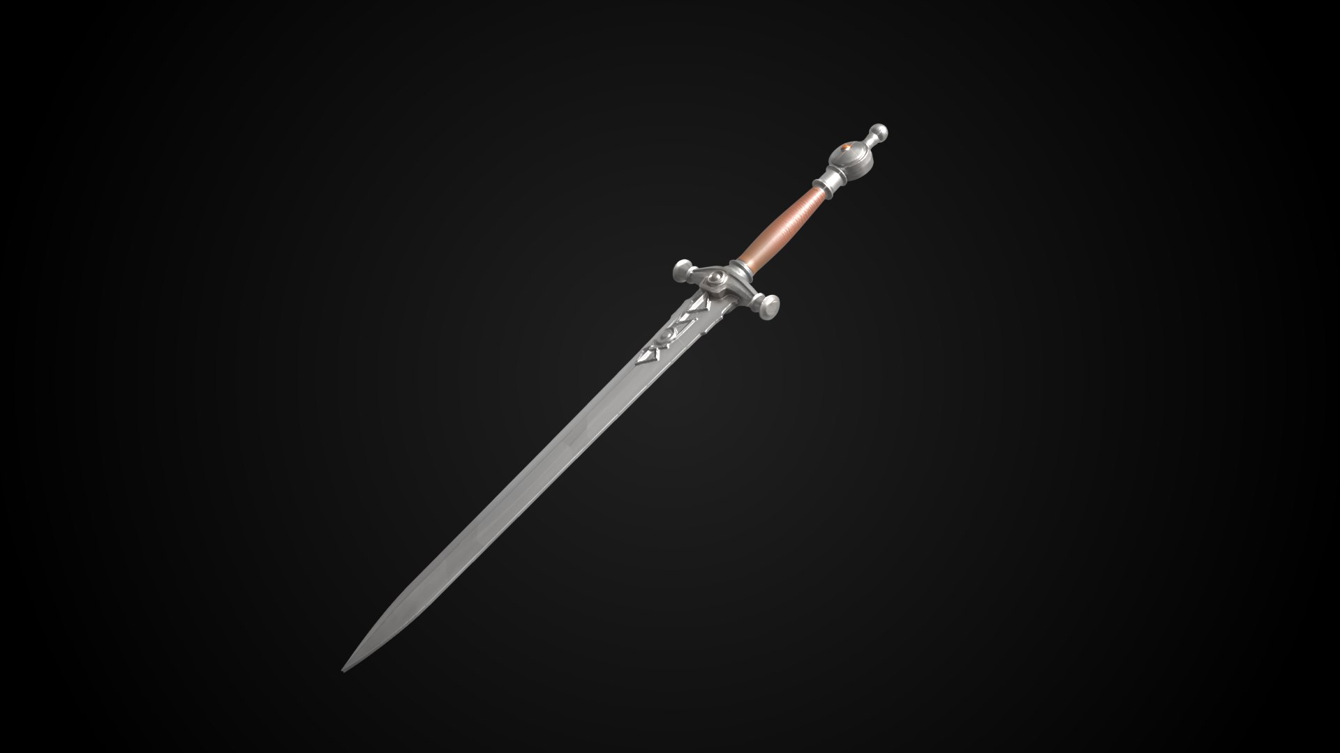 Free Stylized Rohan Sword - Steel Fang - Game Ready 3D - TurboSquid 2440389