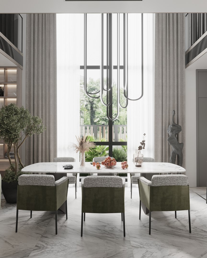 3D Corona Render Interior Scene Modern Villa Type A 3D Model 3D Model ...
