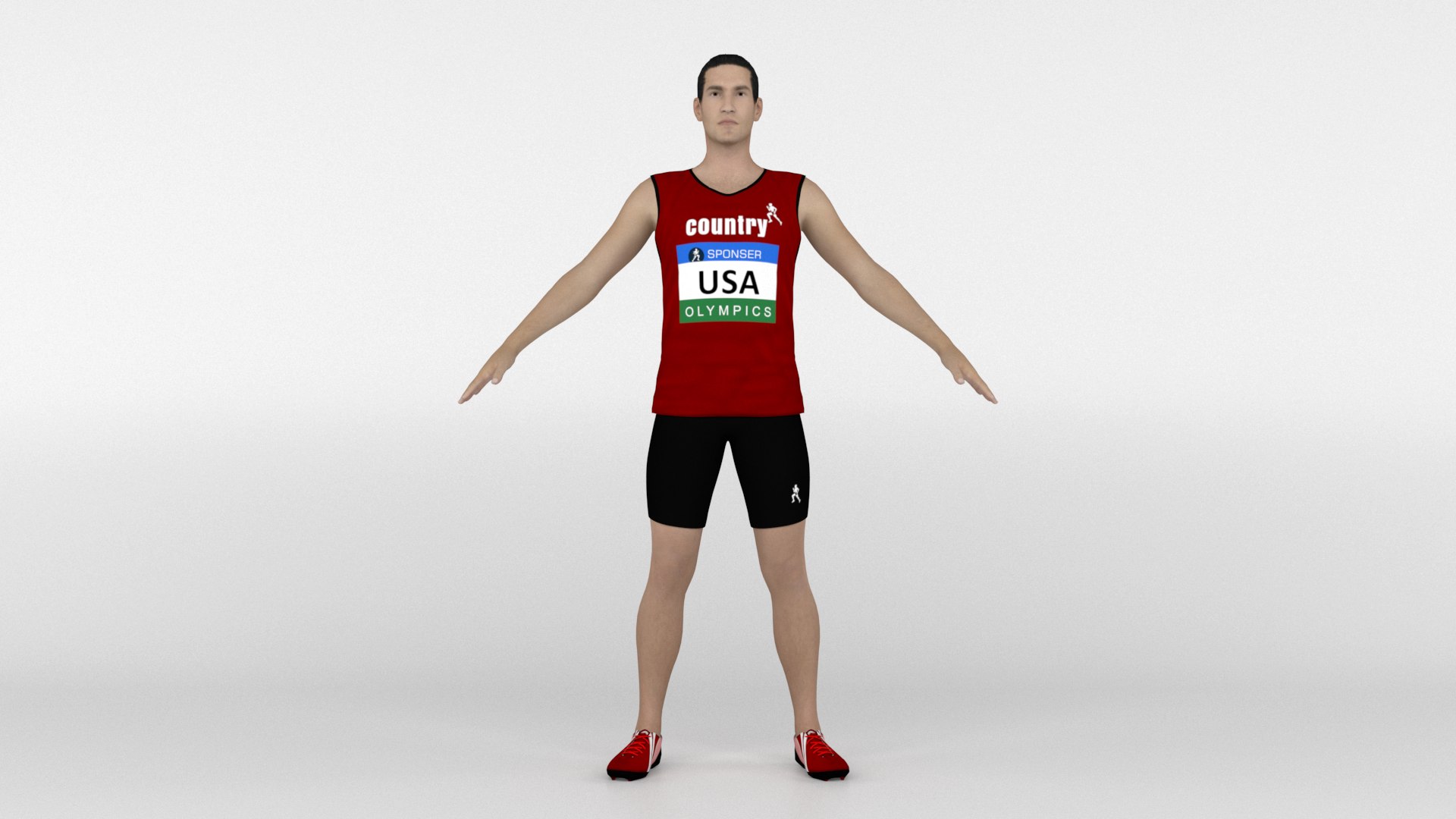 Athletic Runners 2 In 1 3D - TurboSquid 2323054