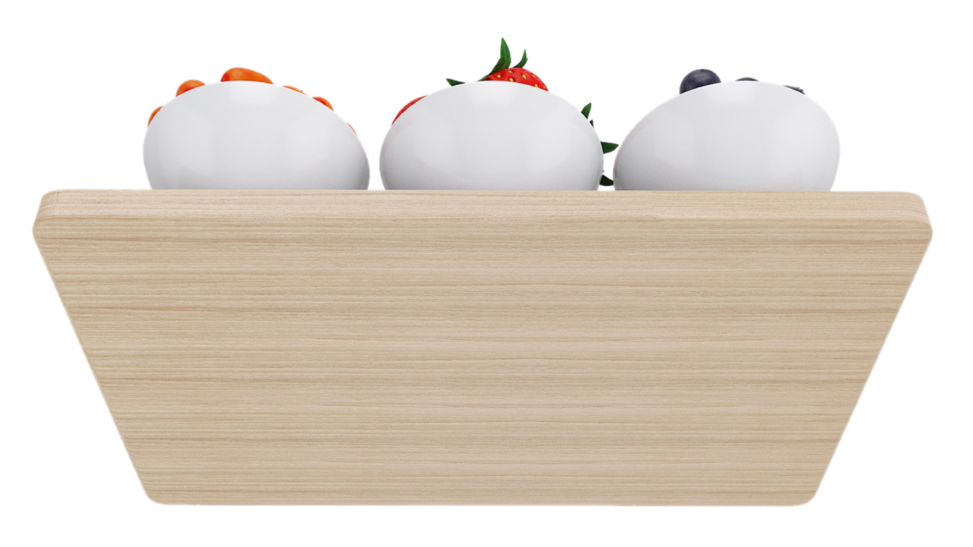 3D Model Berry Bowls - TurboSquid 1966249