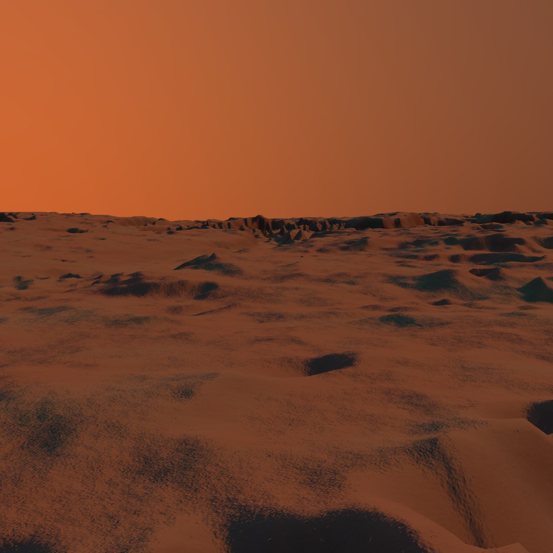 Martian Mars 3d Model