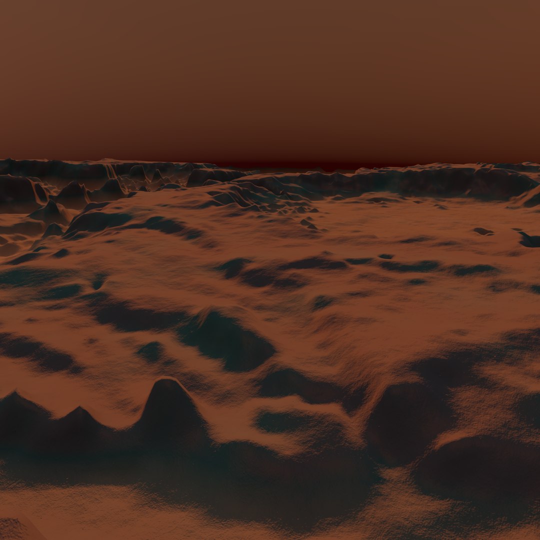 Martian Mars 3d Model