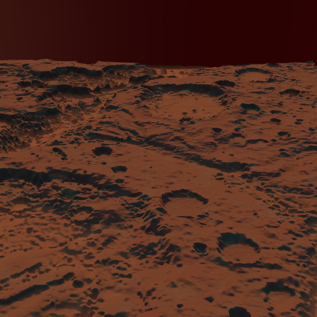 Martian Mars 3d Model