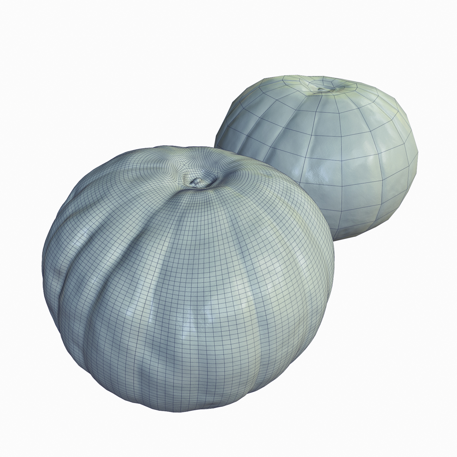 dae hd scaned pumpkin polys