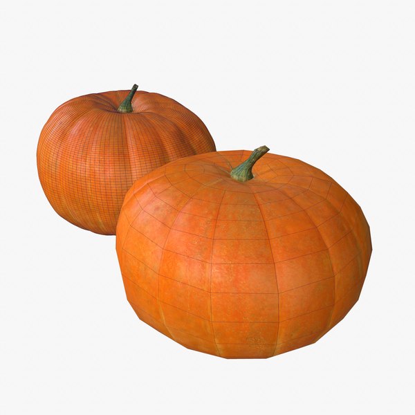dae hd scaned pumpkin polys