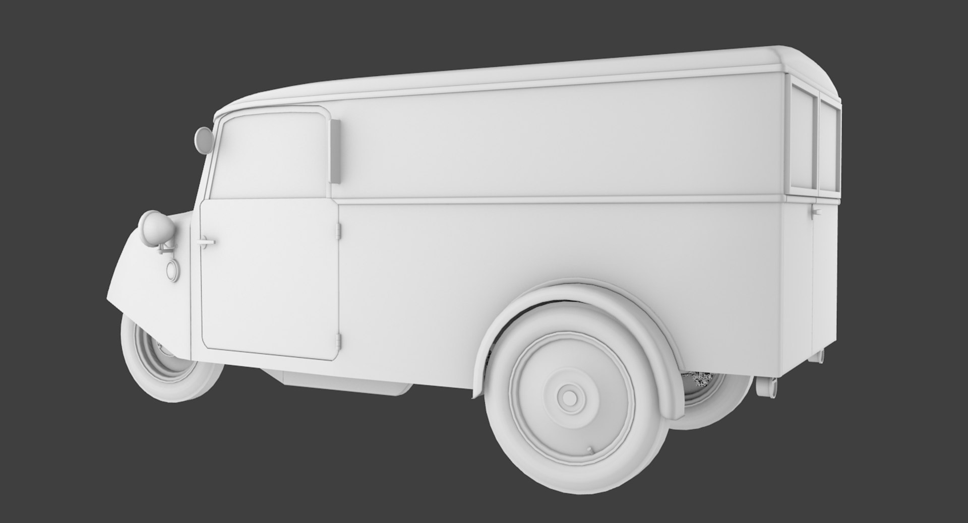 3D borgward goliath f400 minivan - TurboSquid 1422214