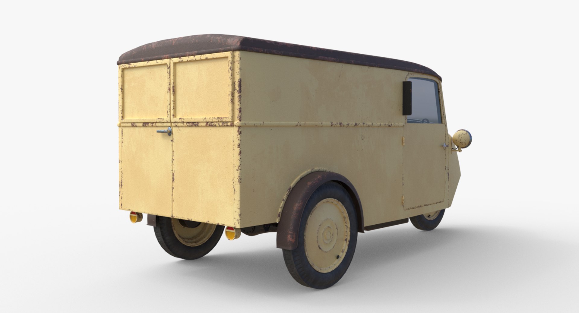 3D borgward goliath f400 minivan - TurboSquid 1422214
