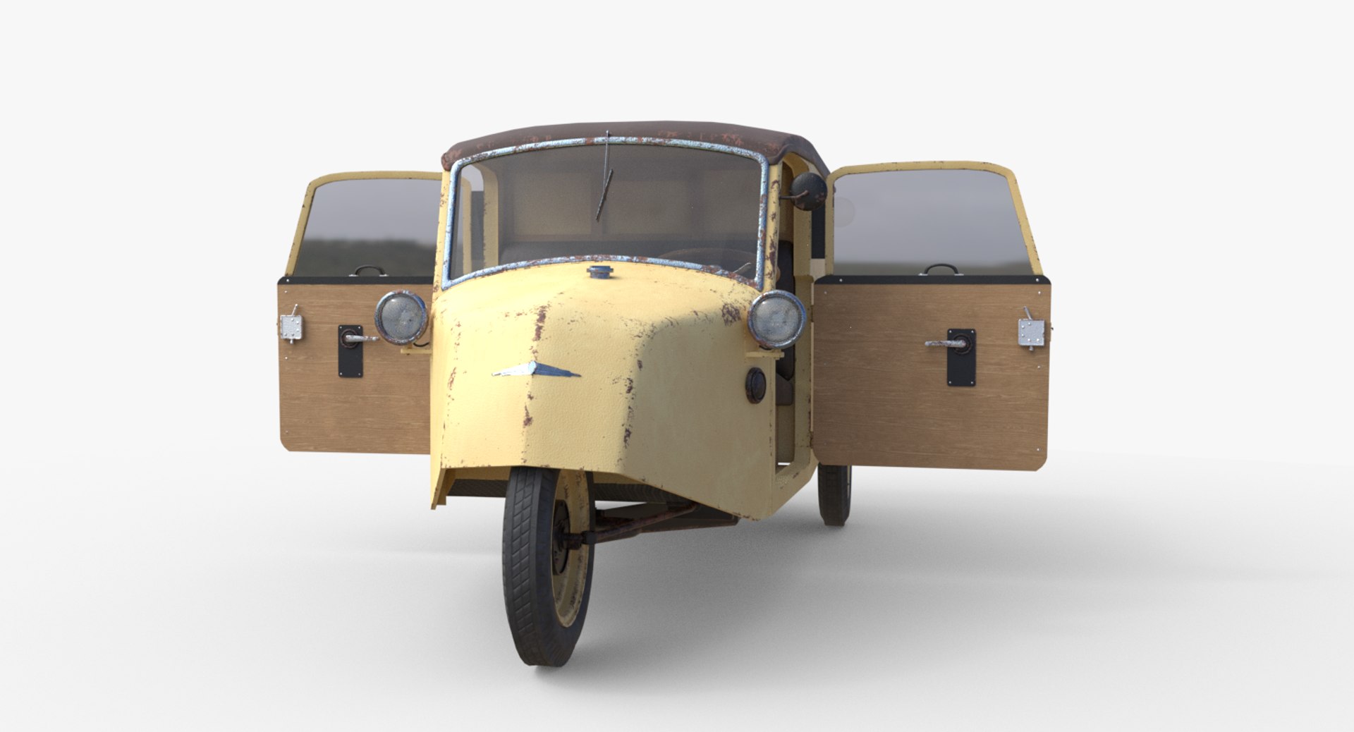 3D borgward goliath f400 minivan - TurboSquid 1422214