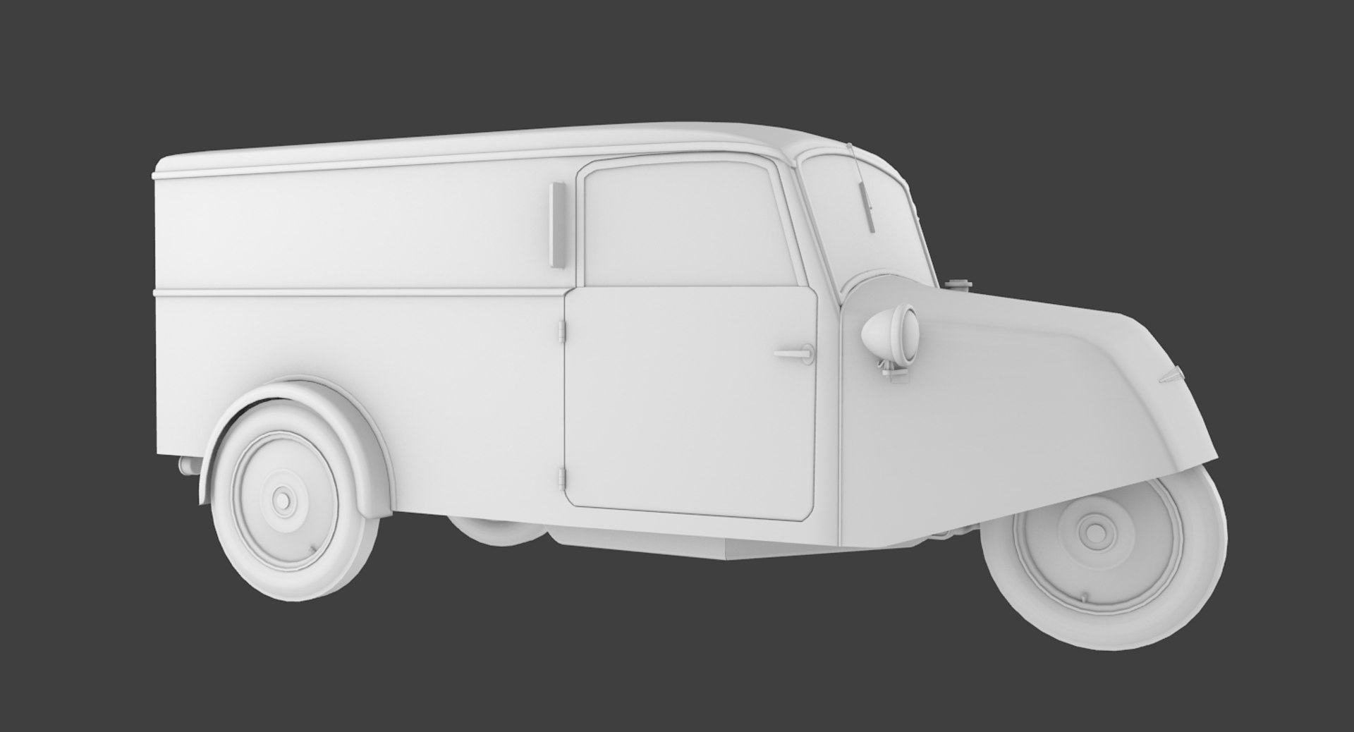 3D borgward goliath f400 minivan - TurboSquid 1422214