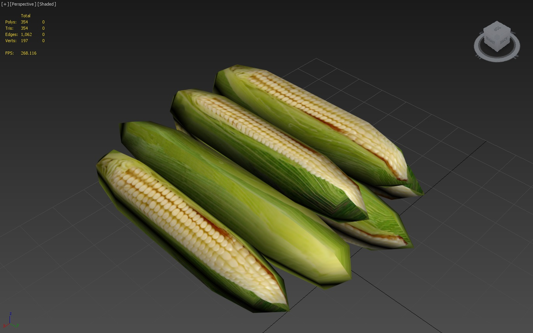 free corn 3d model