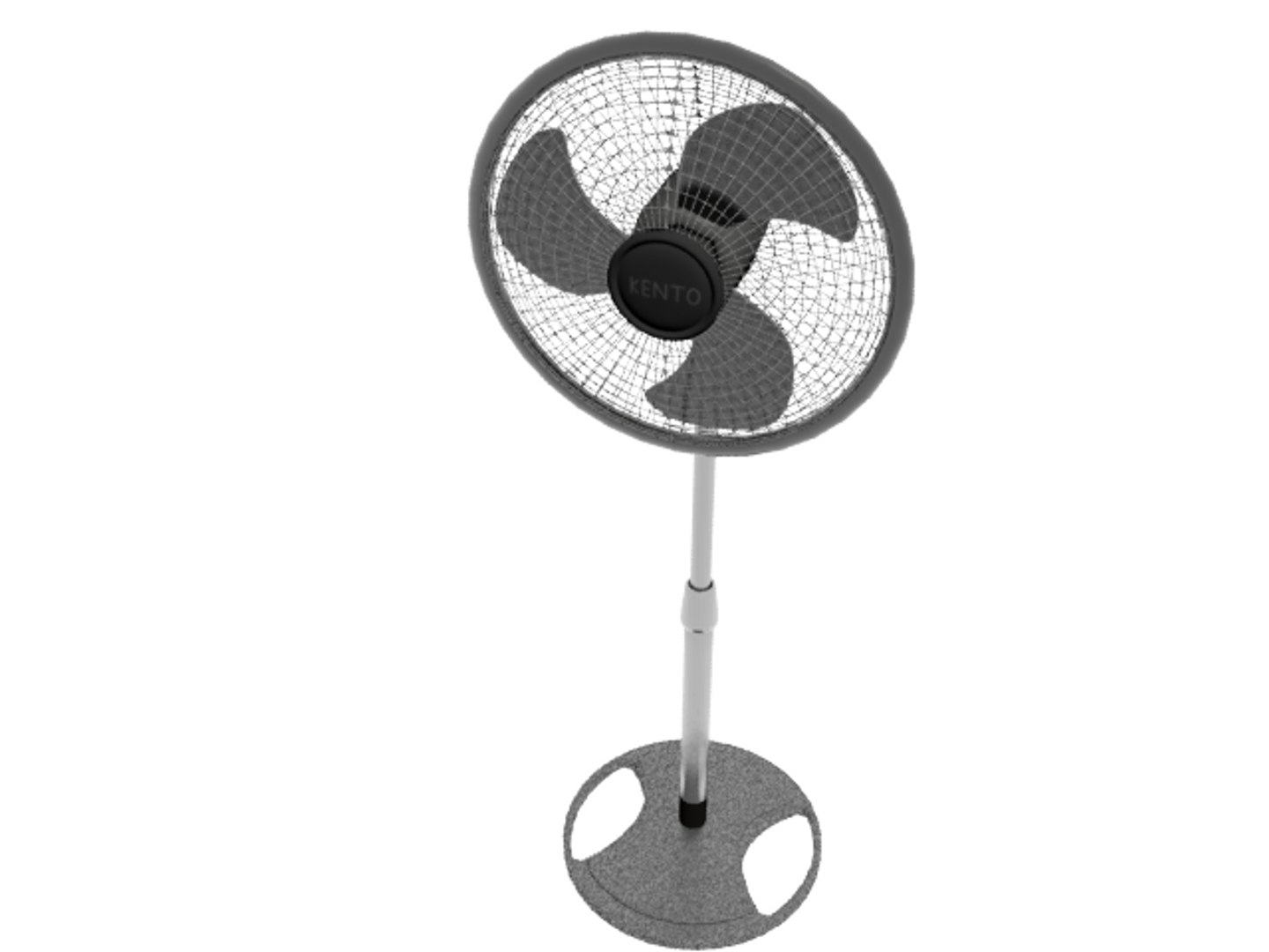 3d model stand fan
