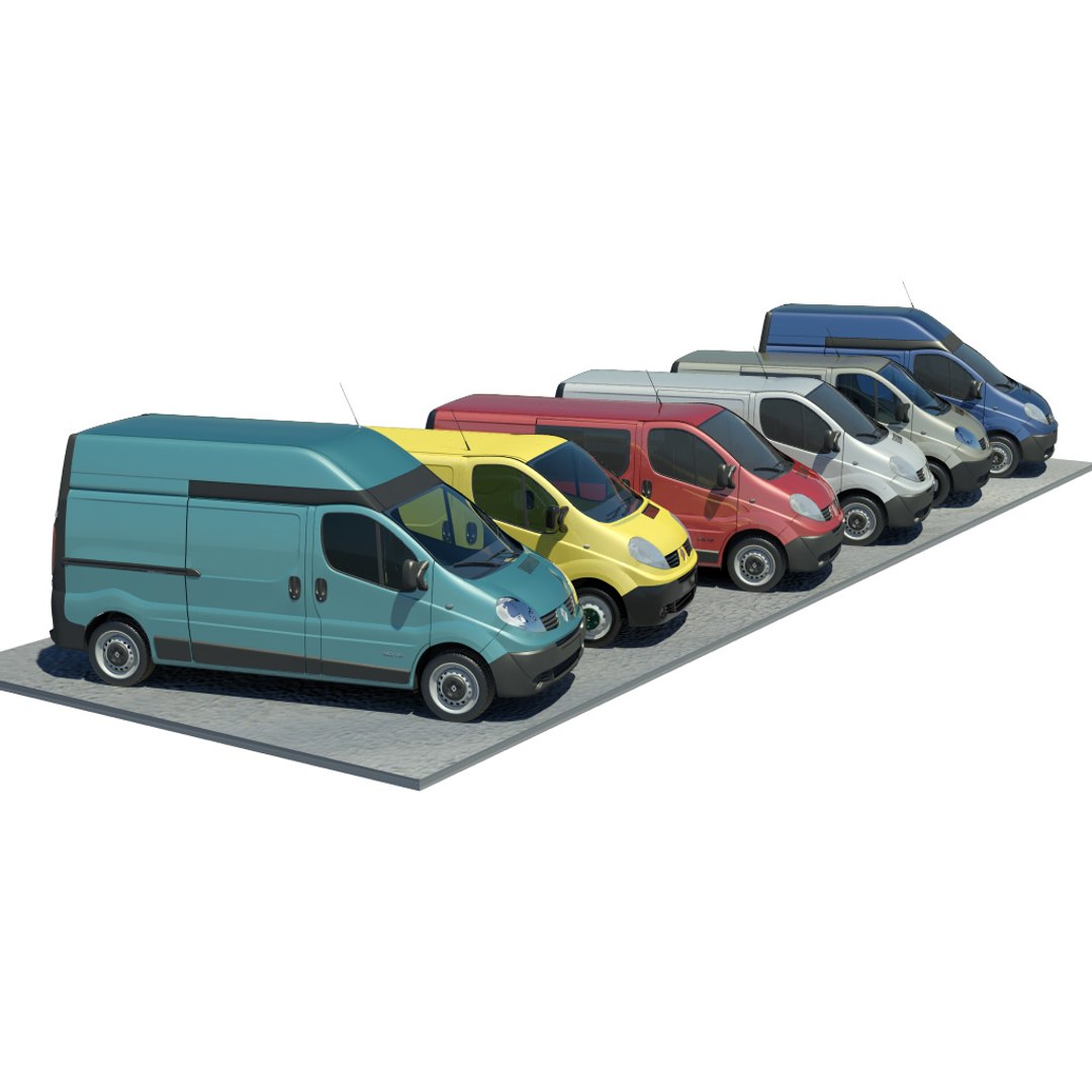 renault trafic 3d model