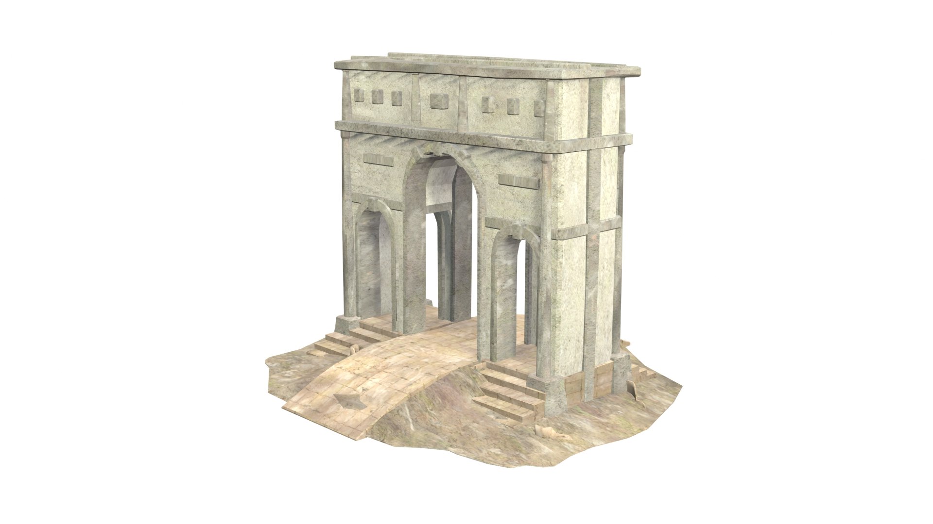 3D Model Roman Building - - TurboSquid 1606630