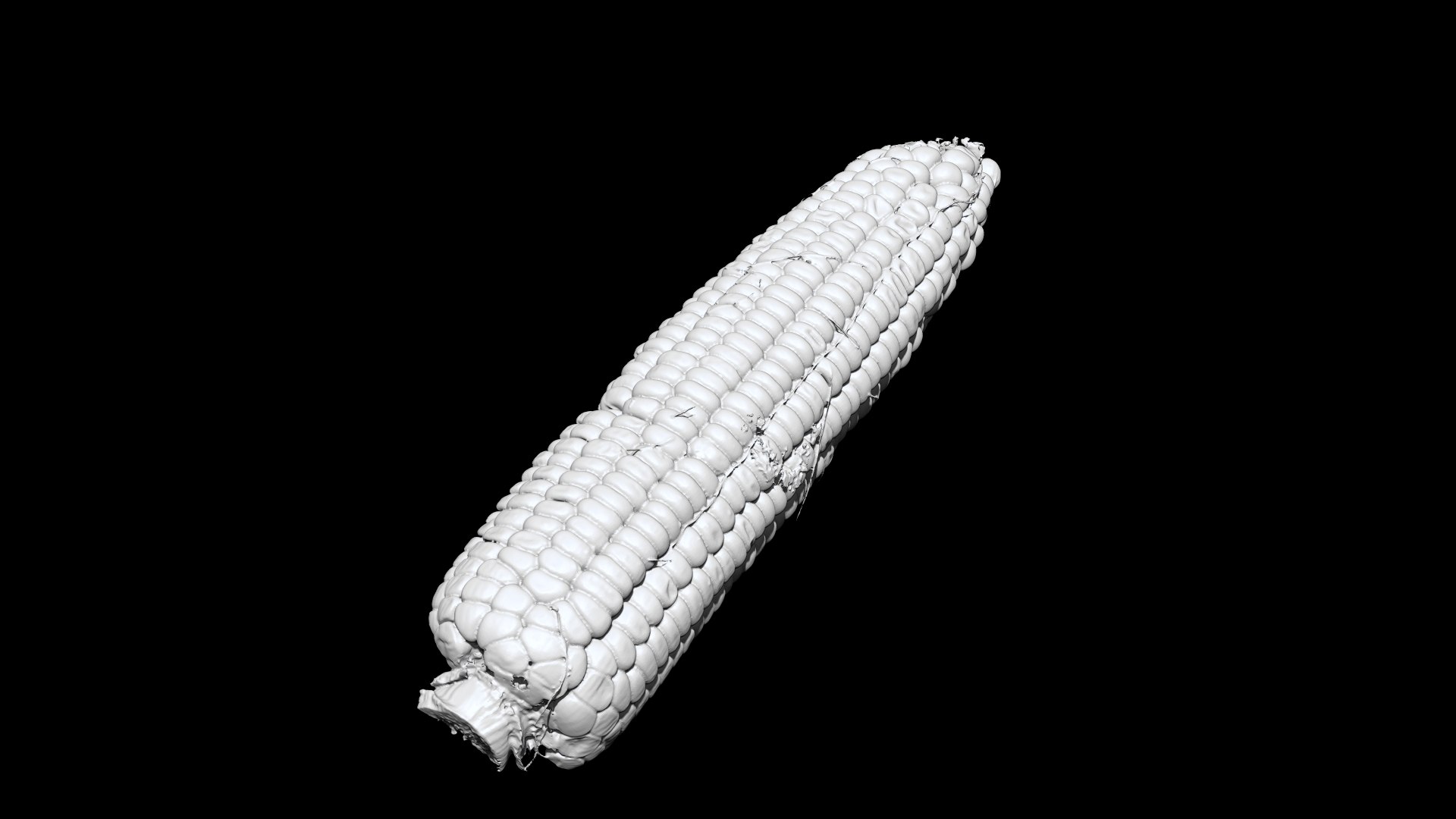 Corn 3D CT Scan Model Cut1 Half Decimae 80 Percent 3D Model ...