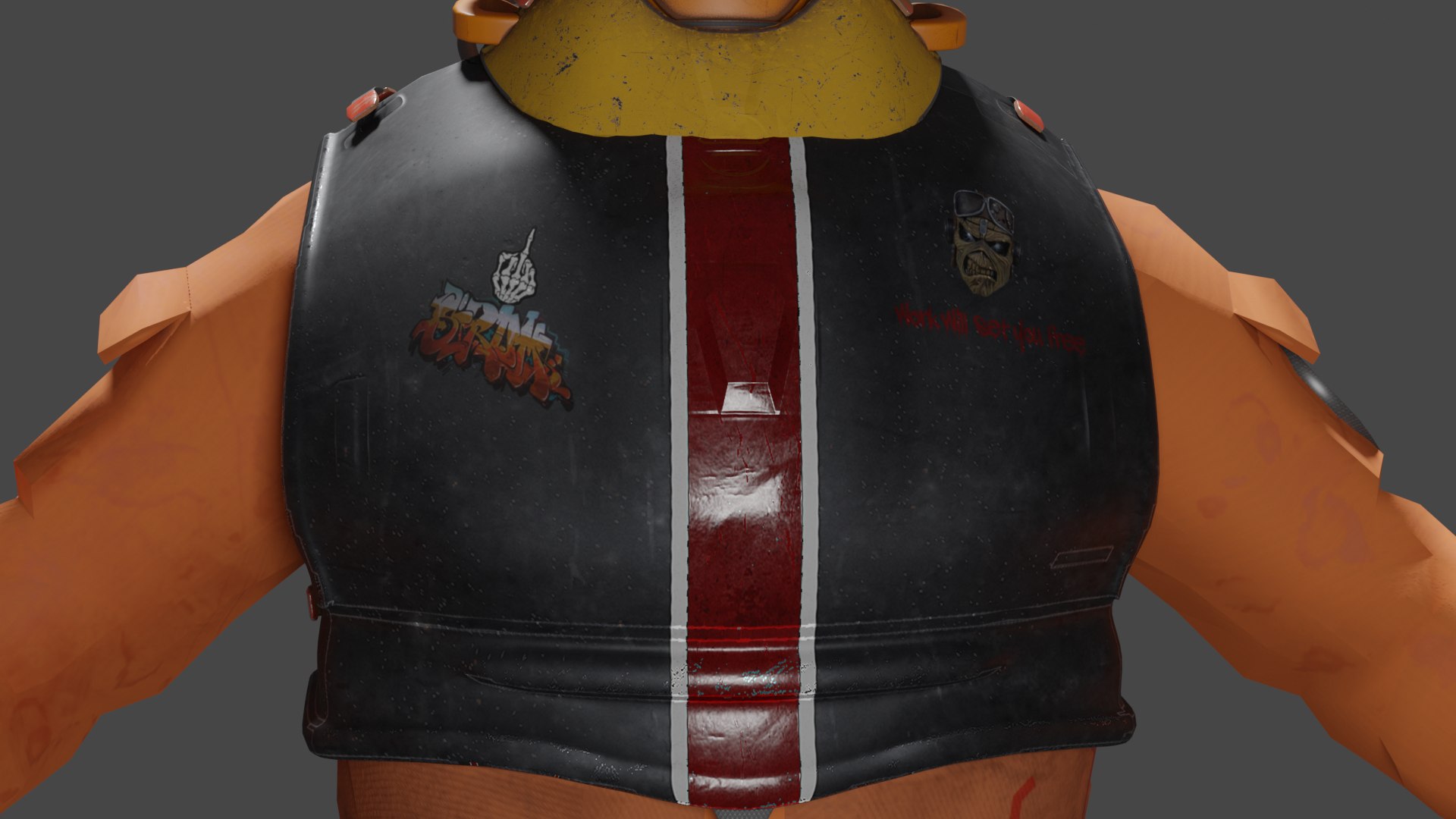 3D Space Miner Suit Model - TurboSquid 1845478