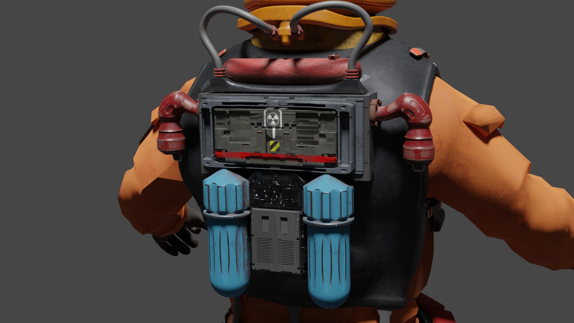 3D Space Miner Suit Model - TurboSquid 1845478