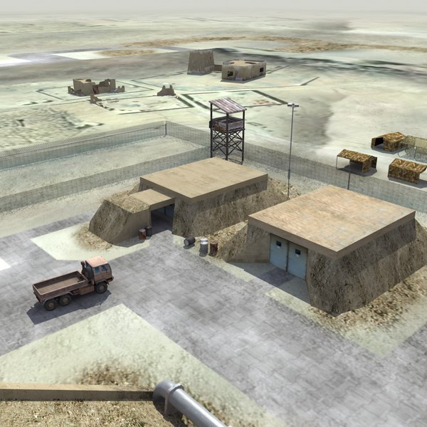 3D chemical storage site - TurboSquid 1496116