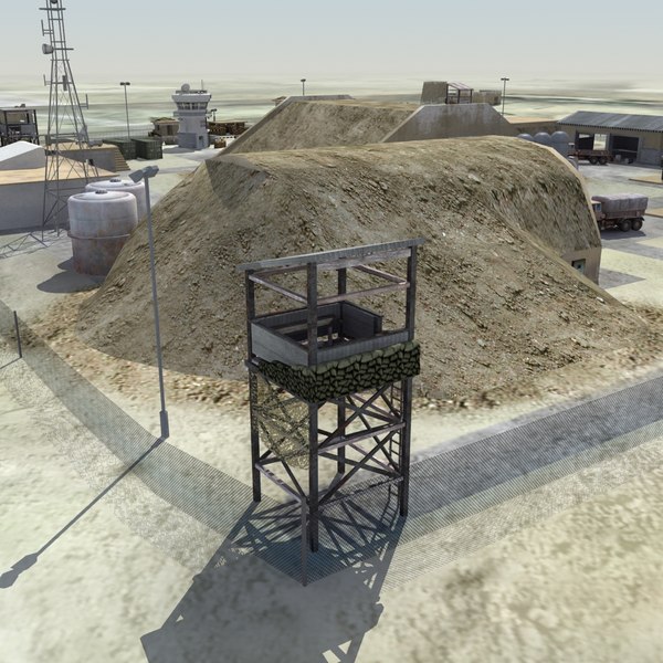 3D chemical storage site - TurboSquid 1496116