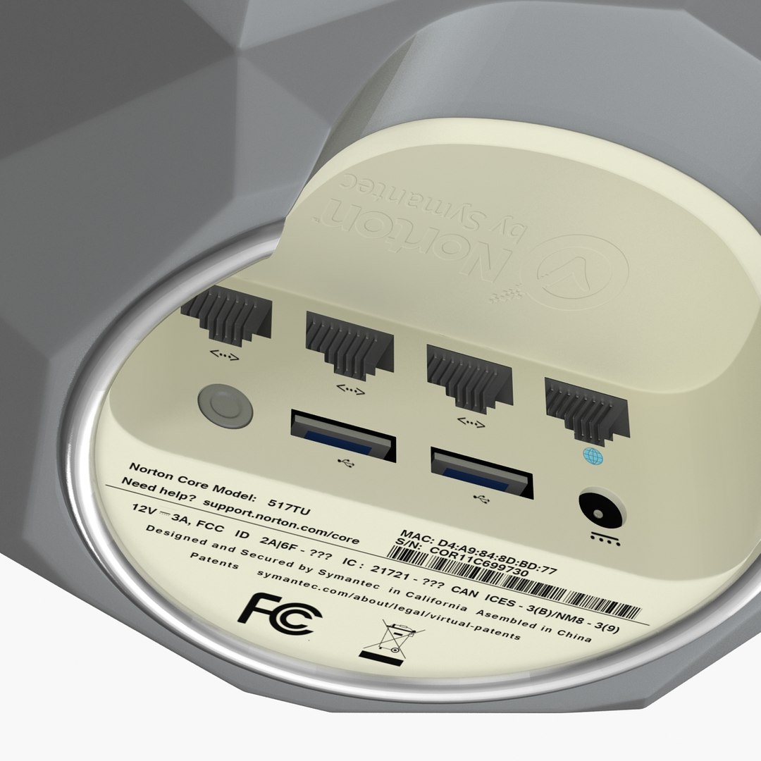 Wi-fi Router Norton Core 3D - TurboSquid 1191511